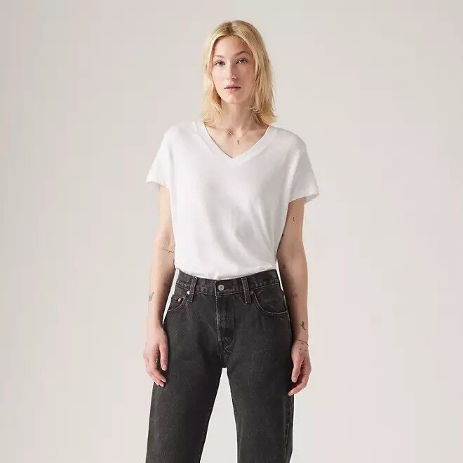 Boxy V Yaka Tişört 126049 | Levi's TR