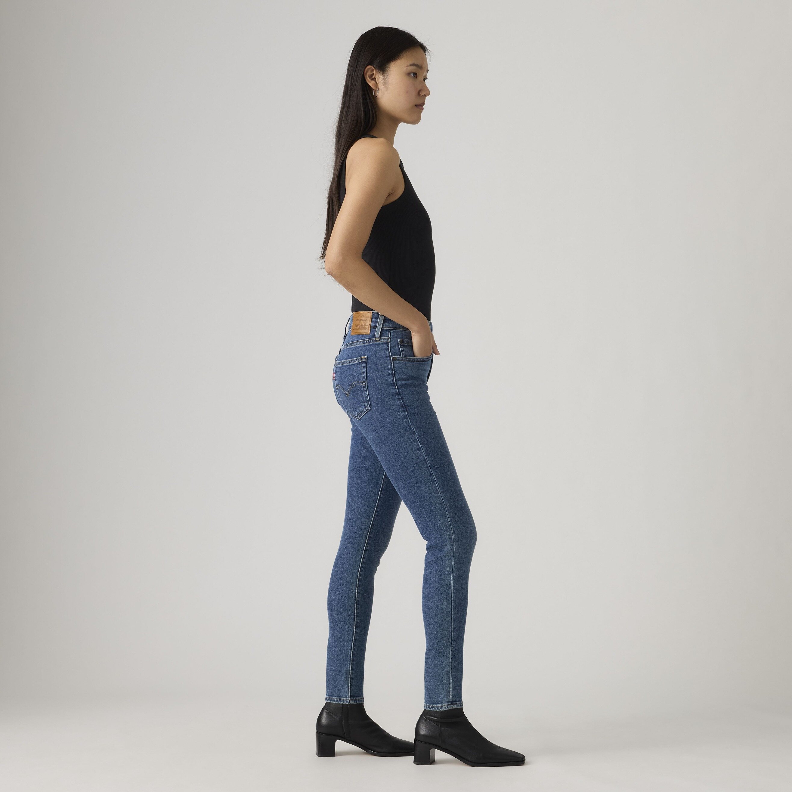 721™ High Rise Skinny Kadın Jean Pantolon - Grown Out 126839 | Levi's TR