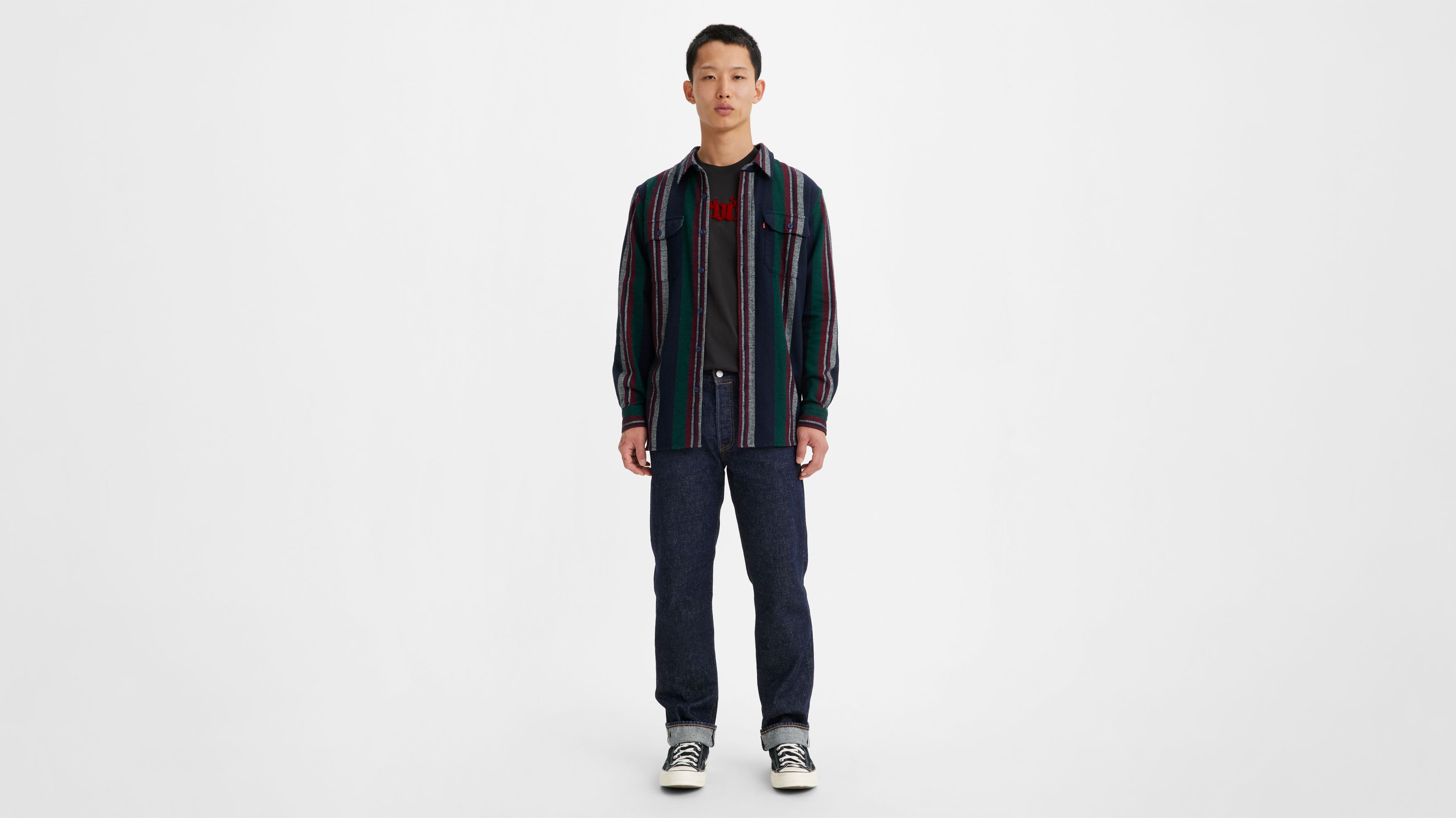 501® Levi's® Original Erkek Jean Pantolon - Dark Indigo Rinse 123787 ...