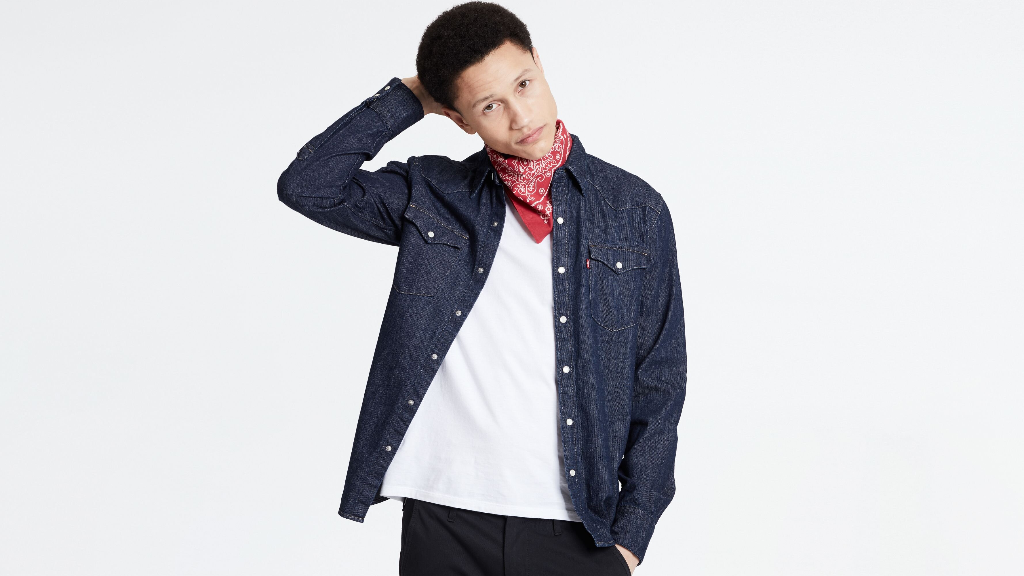 Levi's® Paisley Kırmızı Bandana 117901 | Levi's TR