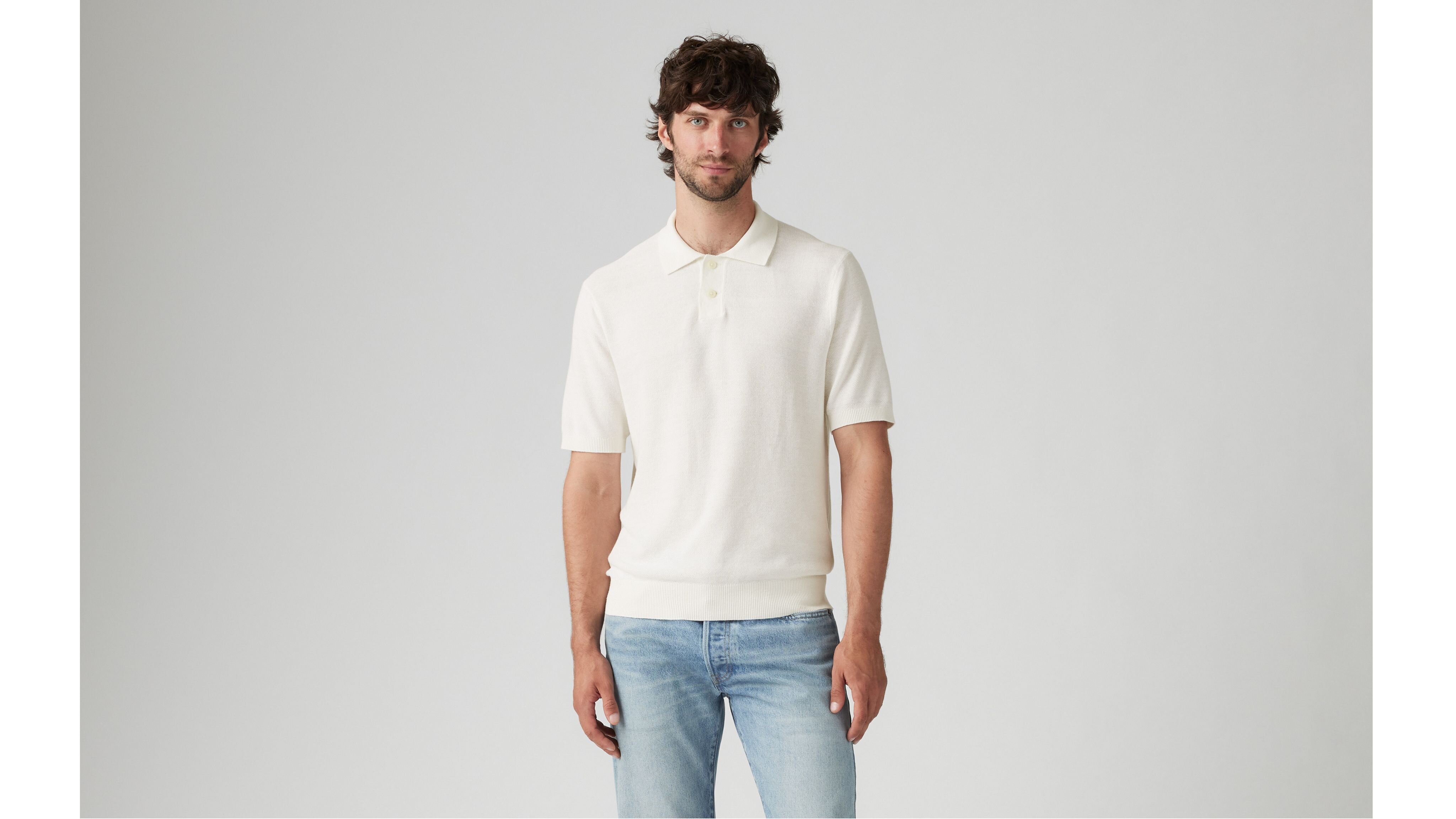 Sweater Cotton Linen Knit Polo 125947 | Levi's TR