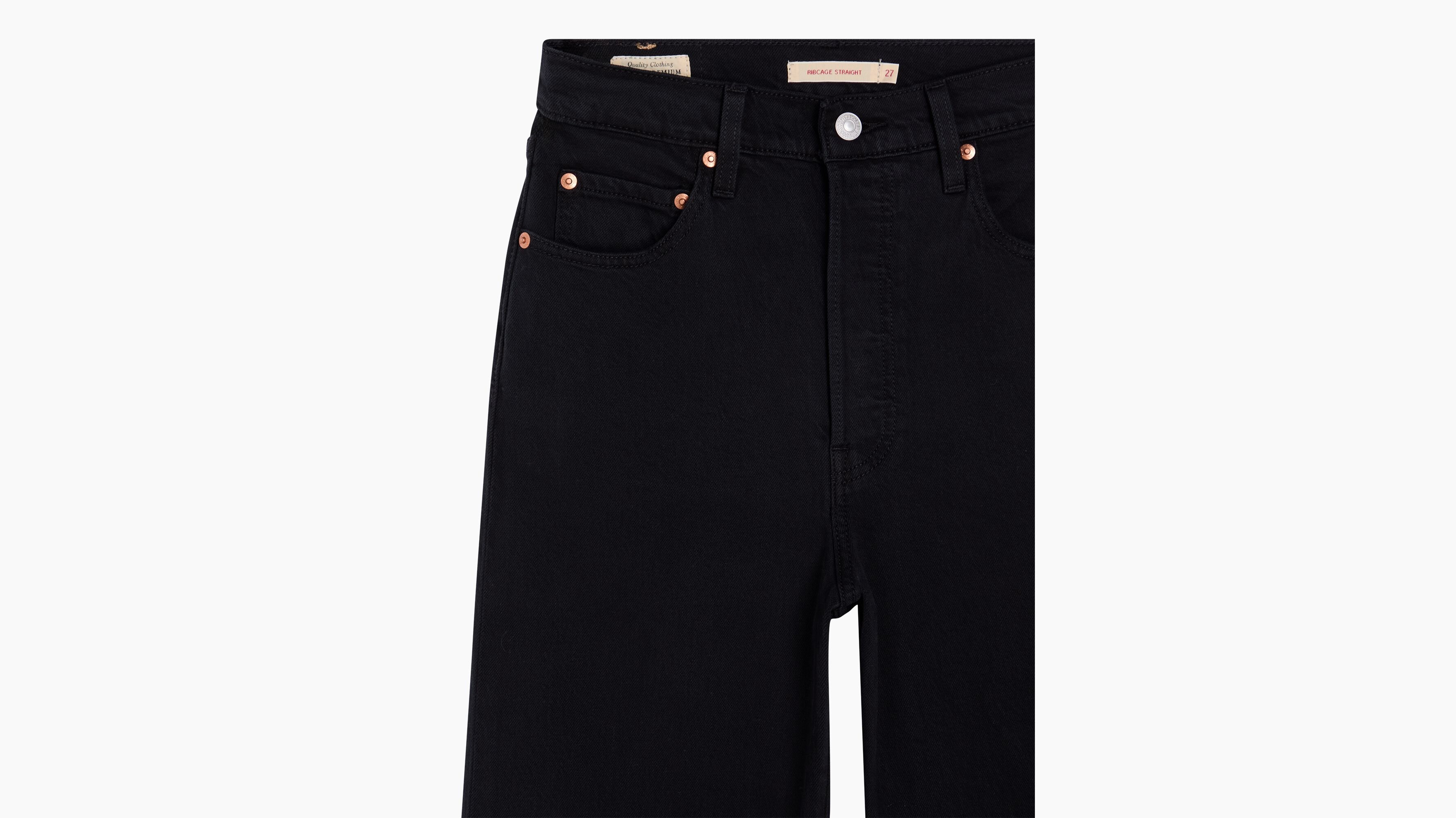 Ribcage Full-Length Kadın Jean Pantolon - Black Sprout 126280 | Levi's TR