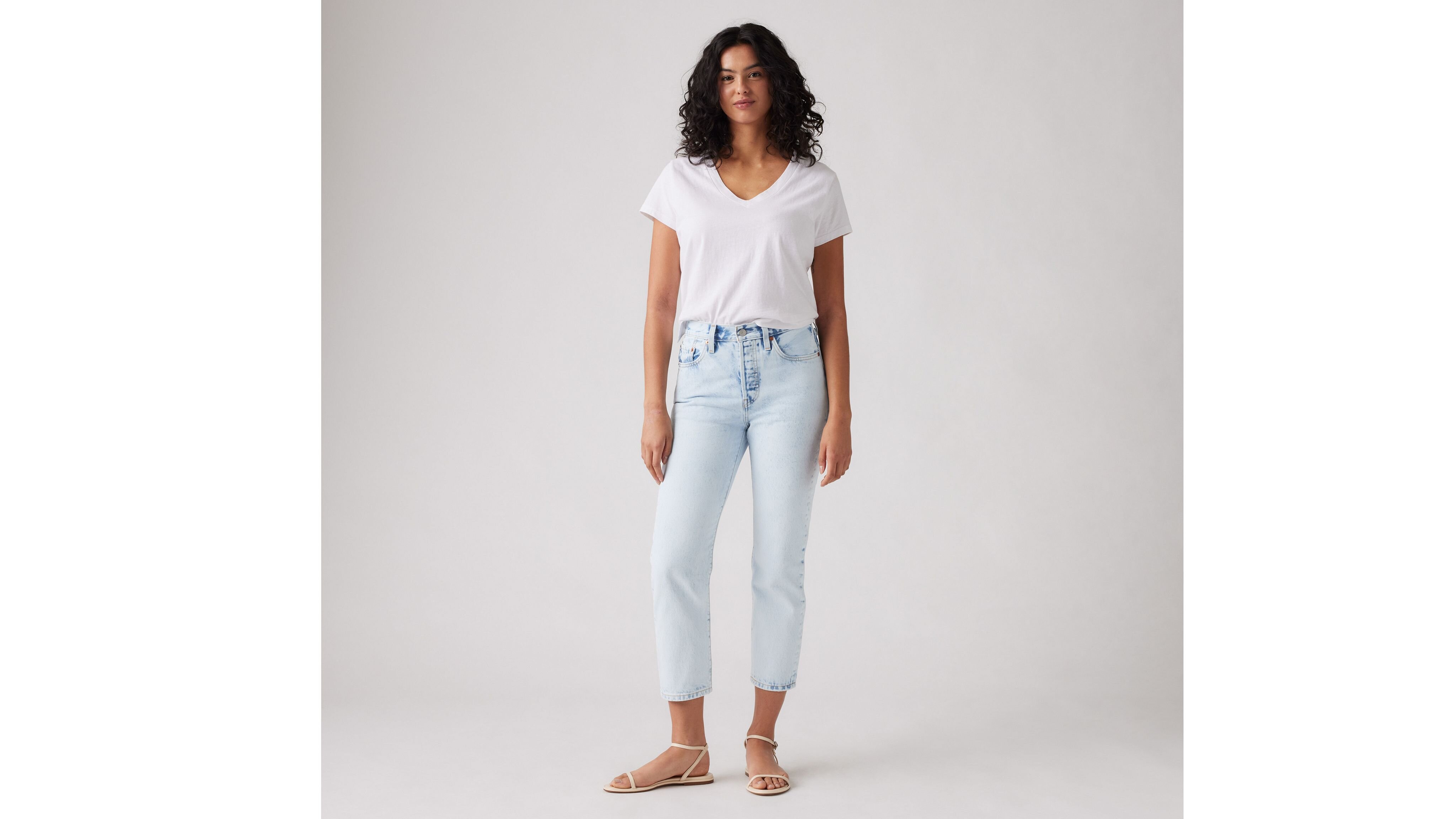 501® Crop Kadın Jean Pantolon - Healing Waters 125779 | Levi's TR