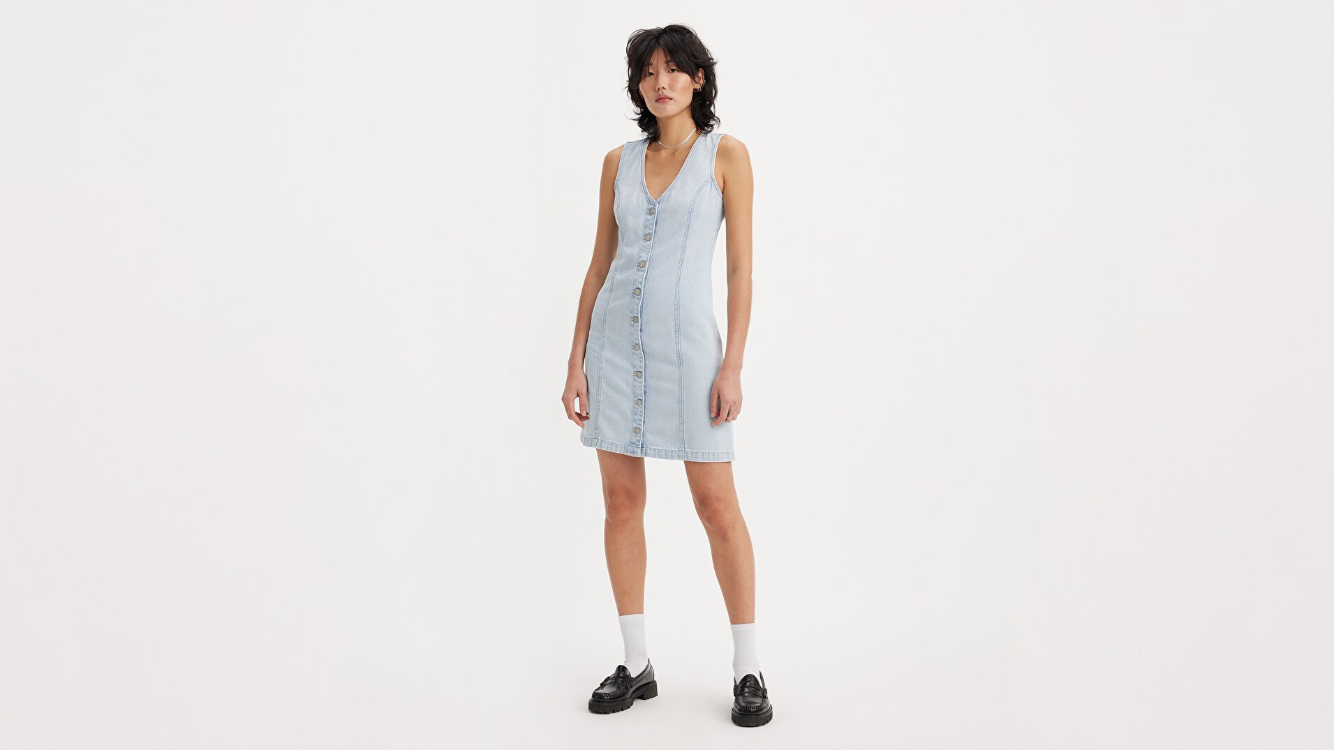 Thora Denim Mini Elbise 125027 | Levi's TR