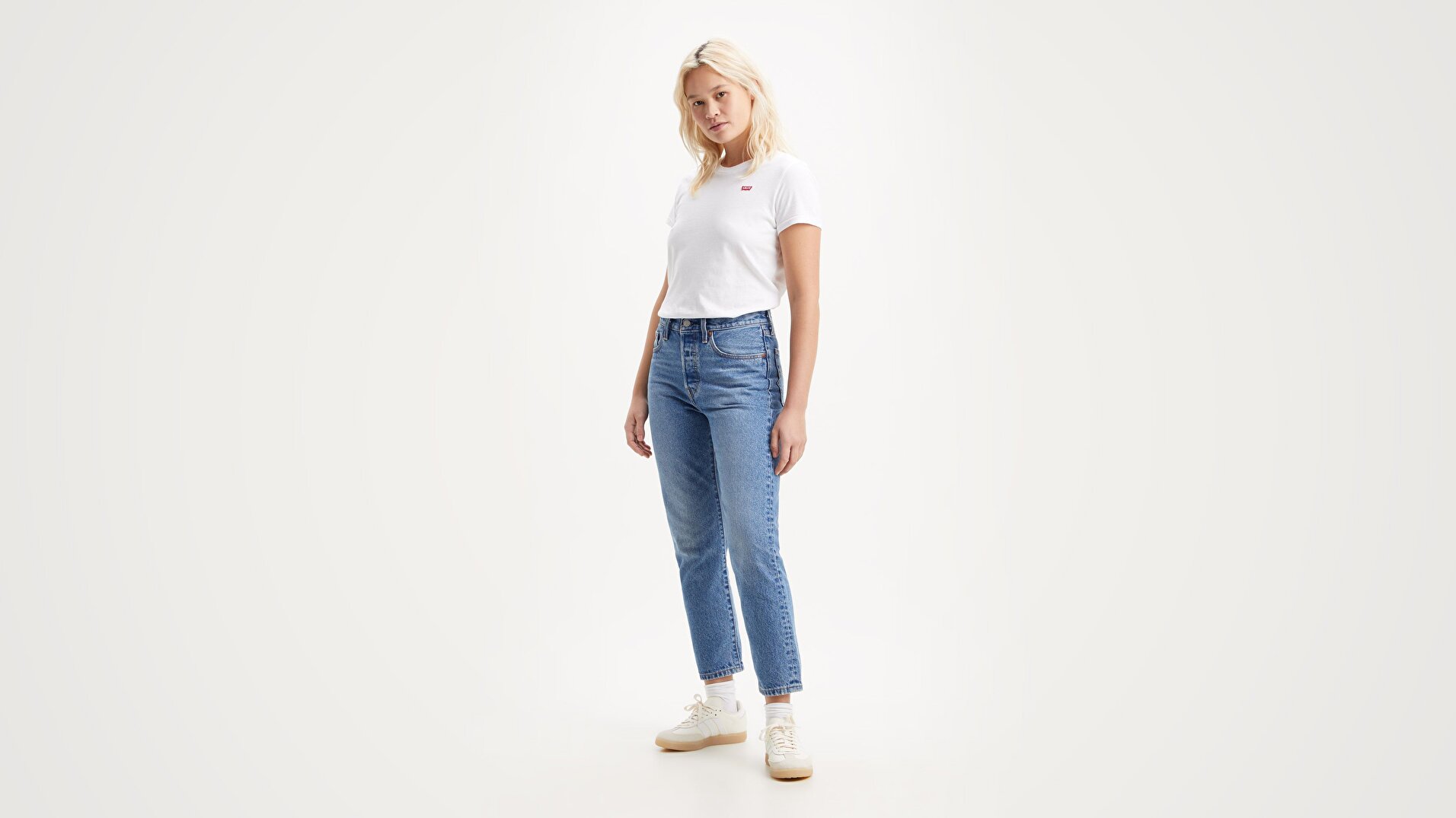 501® Levi's® Crop Kadın Jean Pantolon - Must Be Mine 125420 | Levi's TR